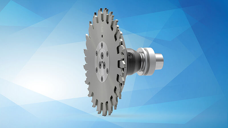 Automatically adjustable grooving cutter | Leitz